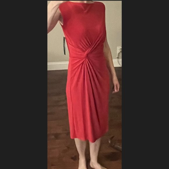 Ralph Lauren | Dresses | Ralph Lauren Red Dress | Poshmark